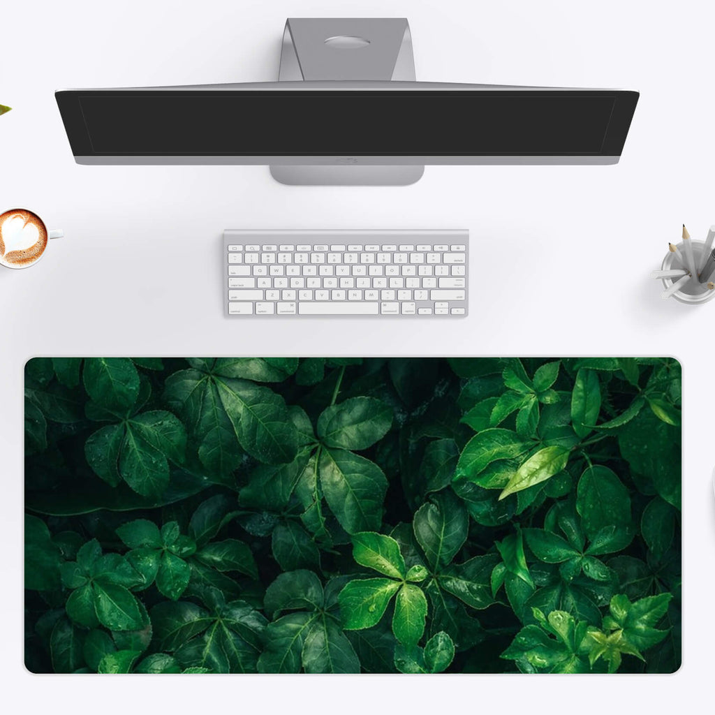 Tropical Green Leaves Desk Mat/Desk Pad – Love Desk Mats
