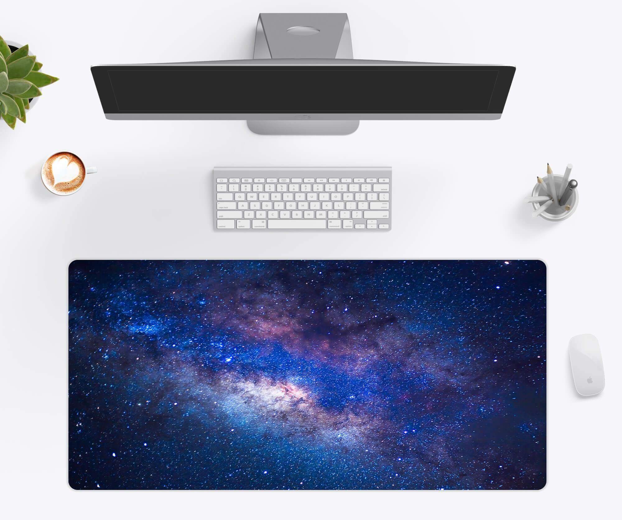 Deep Space Desk Mat, Galaxy Desk Pad, Gaming Mousepad – Love Desk Mats